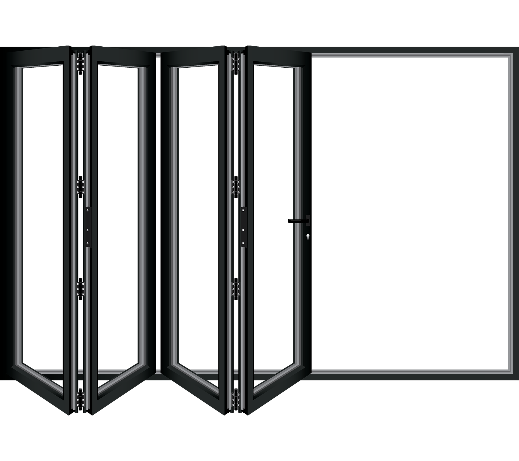 4 Panel Aluminium Bifold Doors - North East Bifolds