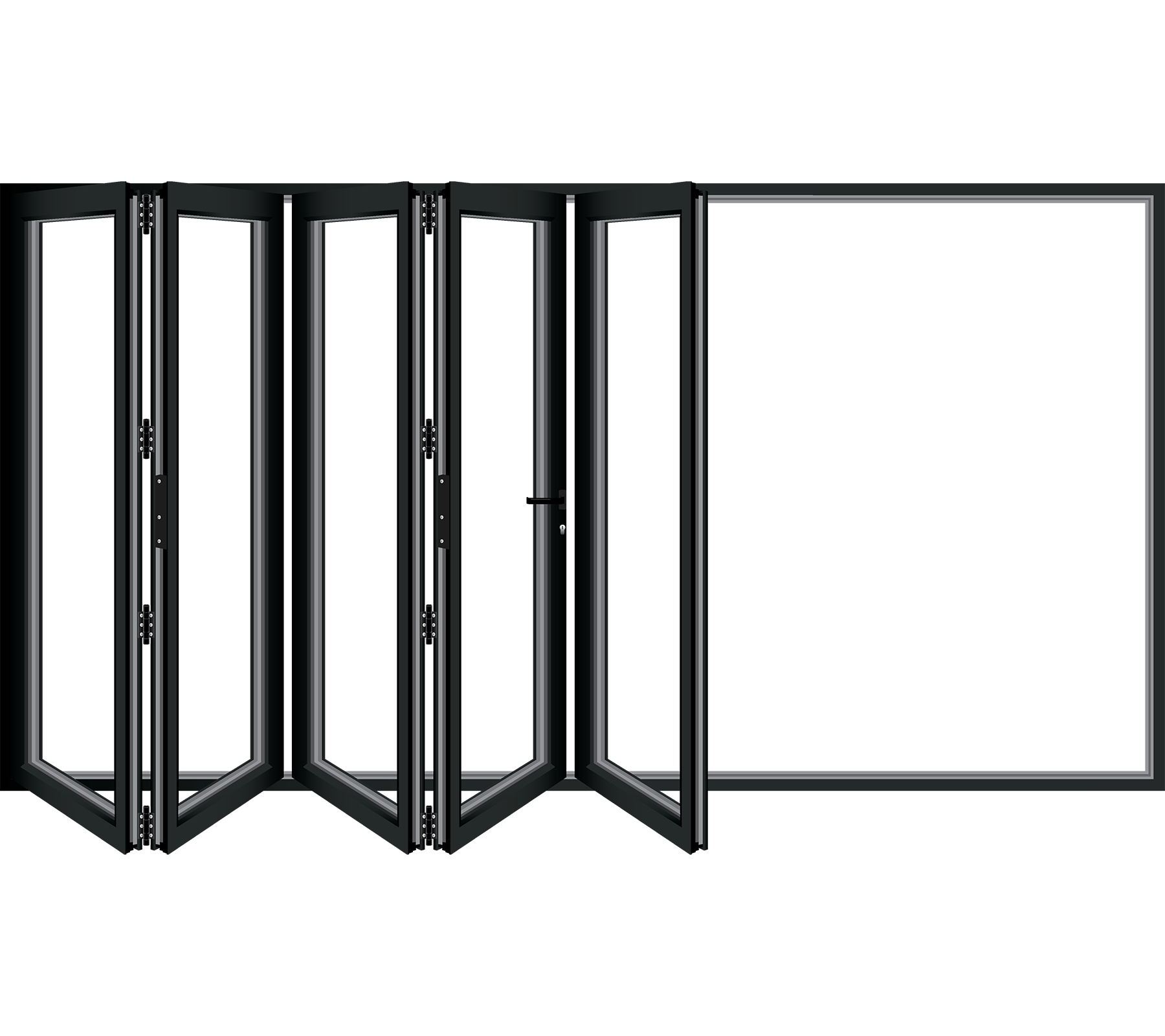 5 Panel Aluminium Bifold Doors - North East Bifolds