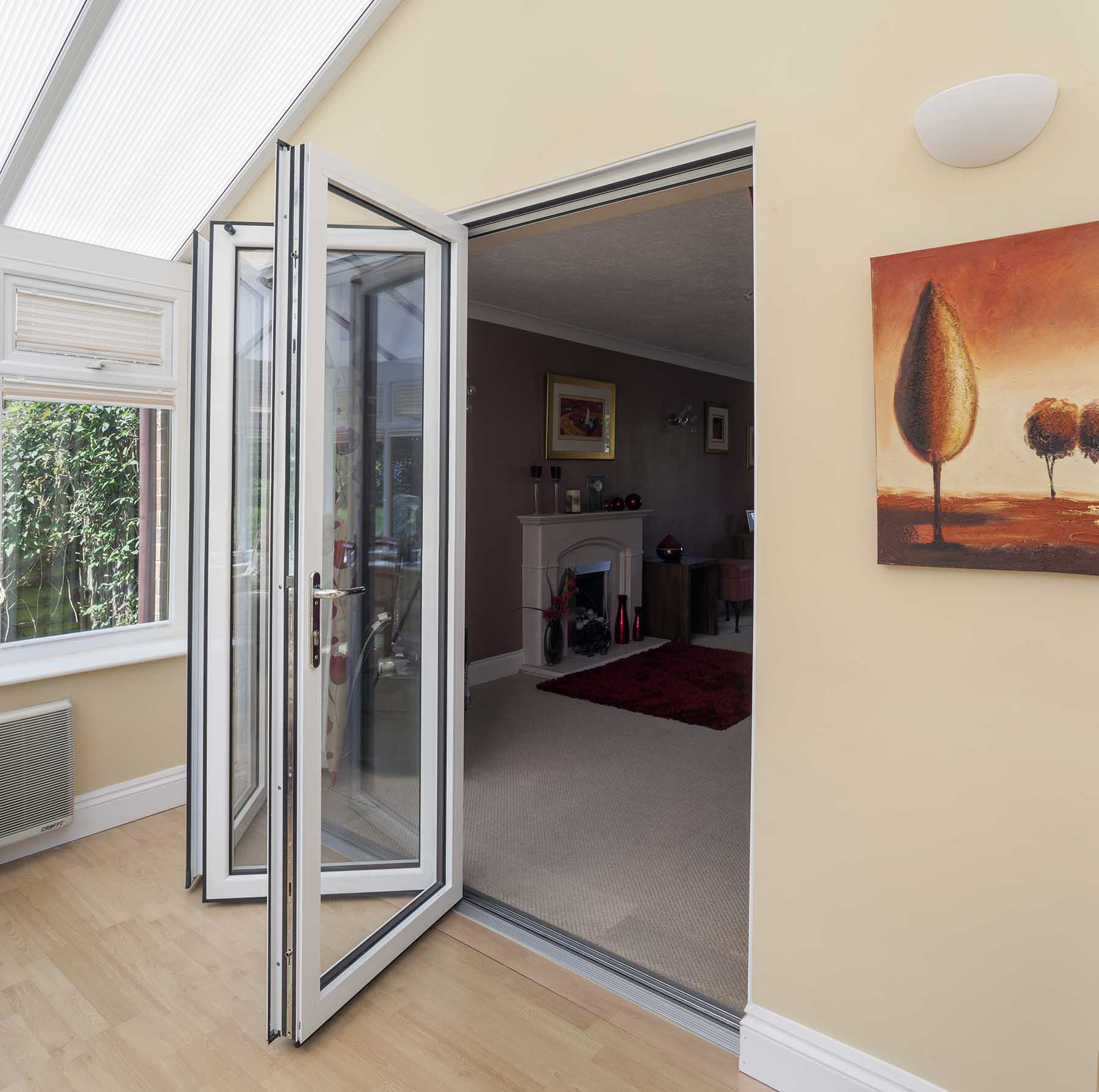 Space-saving Aluminium Internal Bifold Doors | North East Bifolds